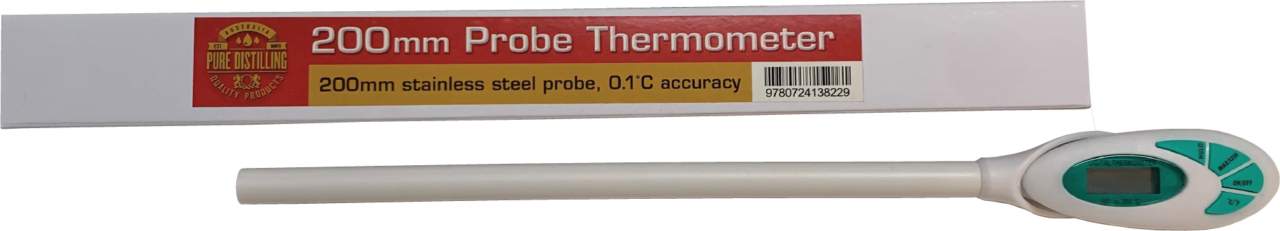 Pure Distilling Thermometer Probe Long 200mm
